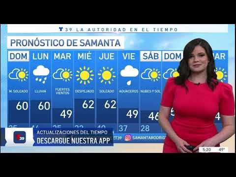 Samanta Rodriguez - La Autoridad En El Tiempo de Telemundo 39 - 7 ...
