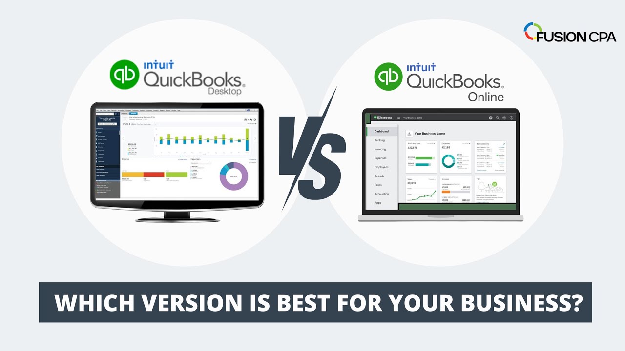 QuickBooks Online vs Desktop: Which Version is Best for Your Business? - YouTube