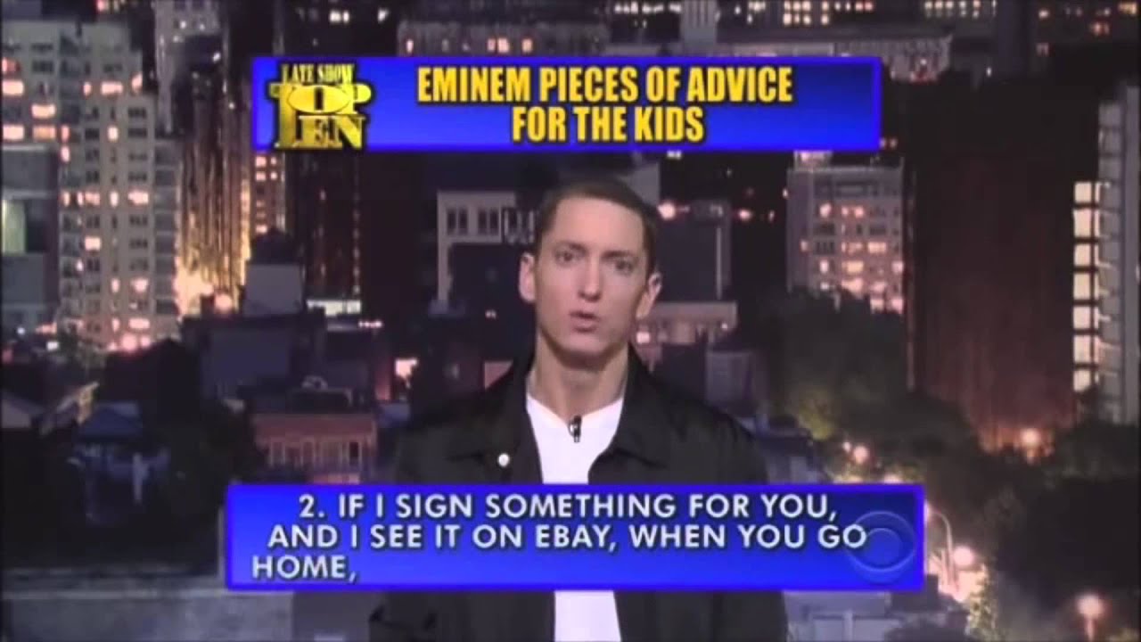 Eminem if i sign something for you...! - YouTube