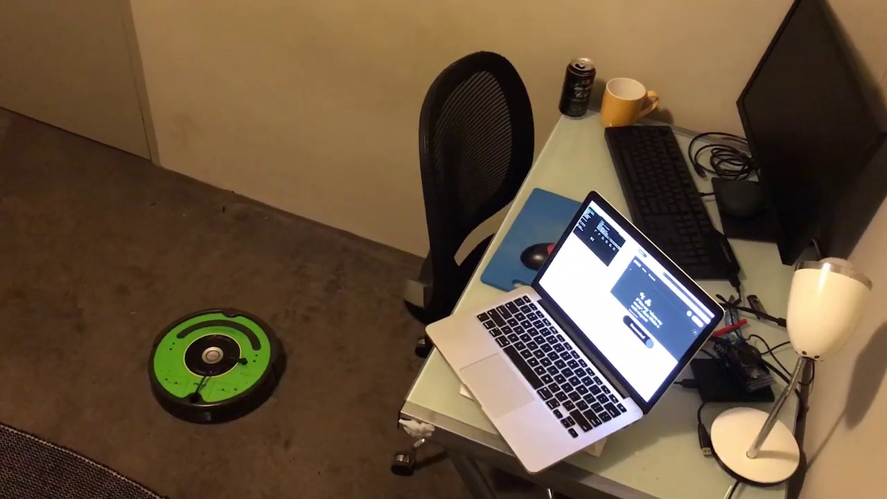 Google Home Mini and iRobot Roomba - YouTube