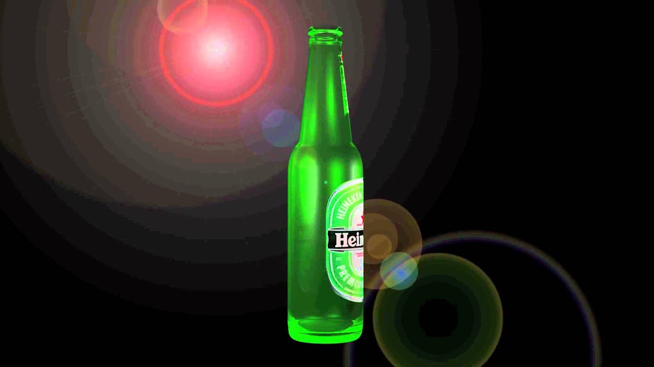 Heineken UK - Spinning Bottle Anim - YouTube