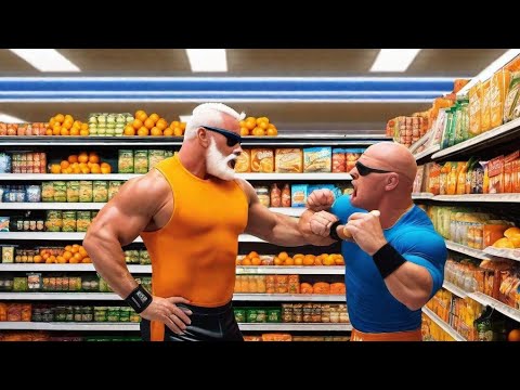 APGW Happy New year for 2024 Monday Power Grocery store brawl with ...