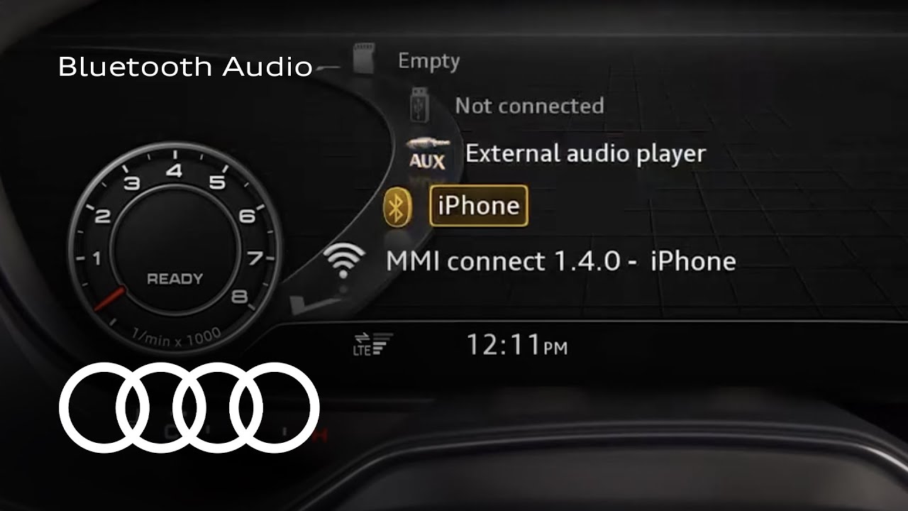 Audi Tech Tutorial: Bluetooth Audio Browsing - YouTube