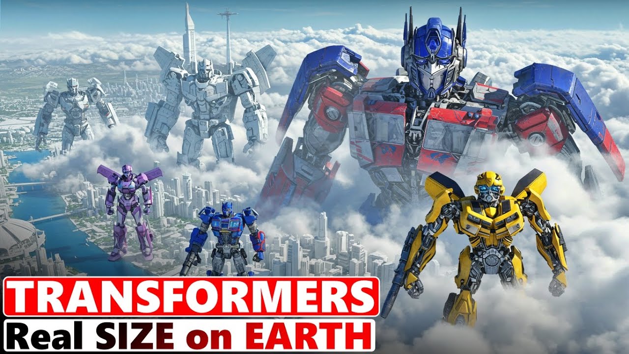 Transformers Size Comparison in a Real City - YouTube