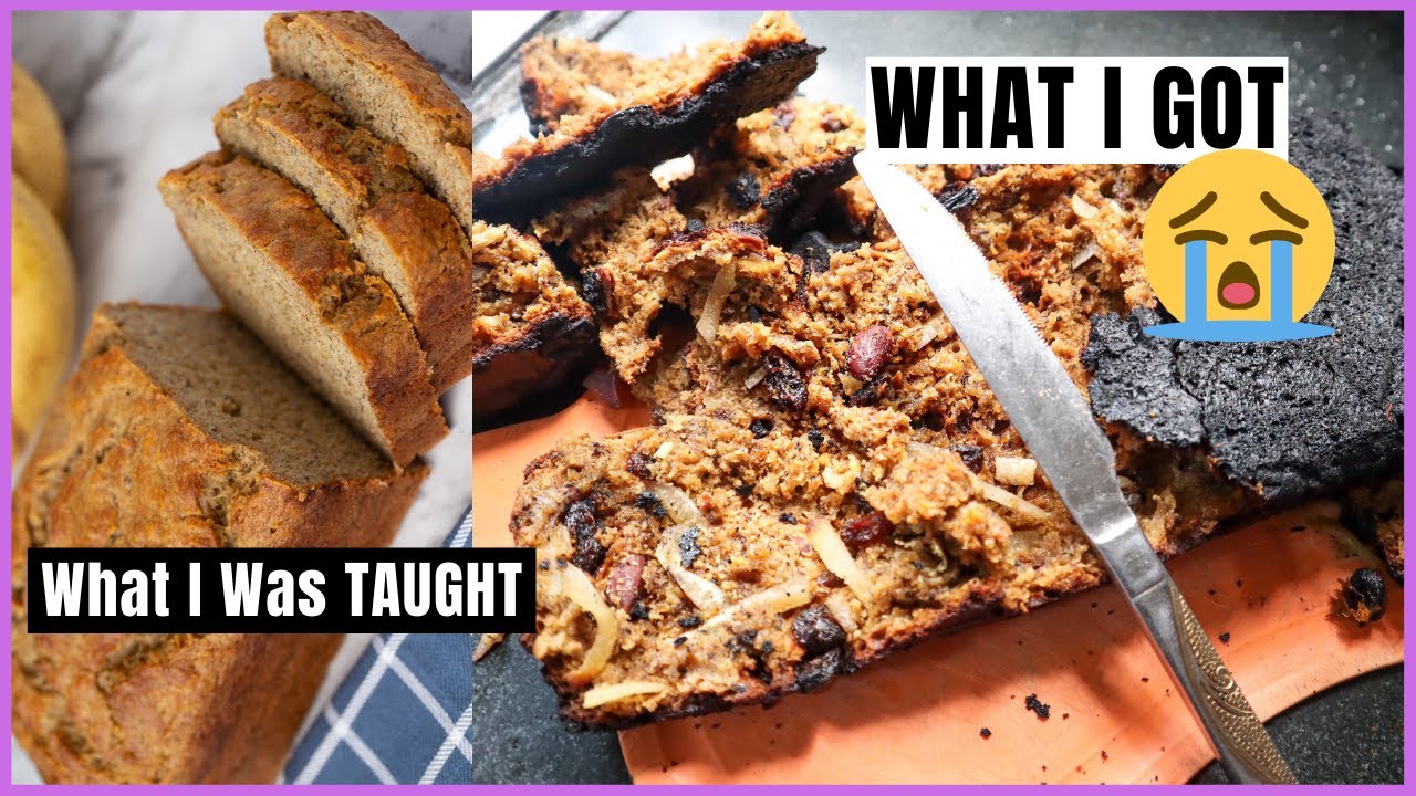 First Baking May be LAST ft Uche | #Epic BANANA BREAD fail 😭 - What I ...