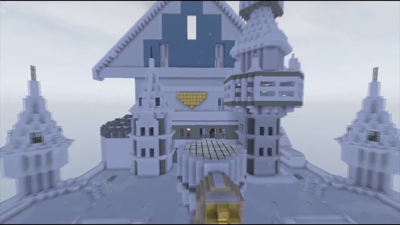 Hyperdimension Neptunia Lowee Castle in Minecraft - YouTube