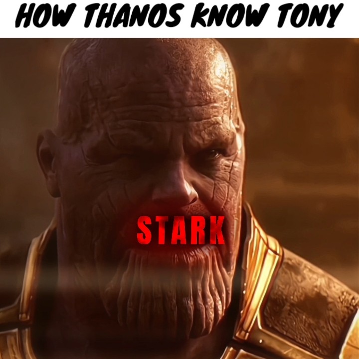 'YOU KNOW ME' 'I DO' | IRONMAN EDIT | THE REASON THANOS KNOW TONY ...