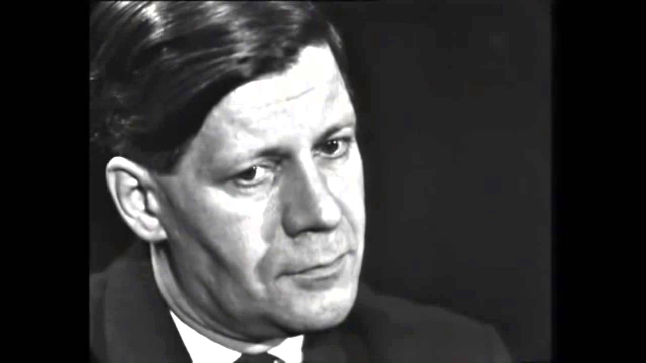 Interview Helmut Schmidt 1966 (Günter Gaus Zur Person) 3/5 - YouTube