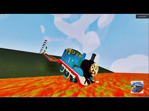 THOMAS AND FRIENDS Crashes Surprises Compilation Thomas falls into the ...