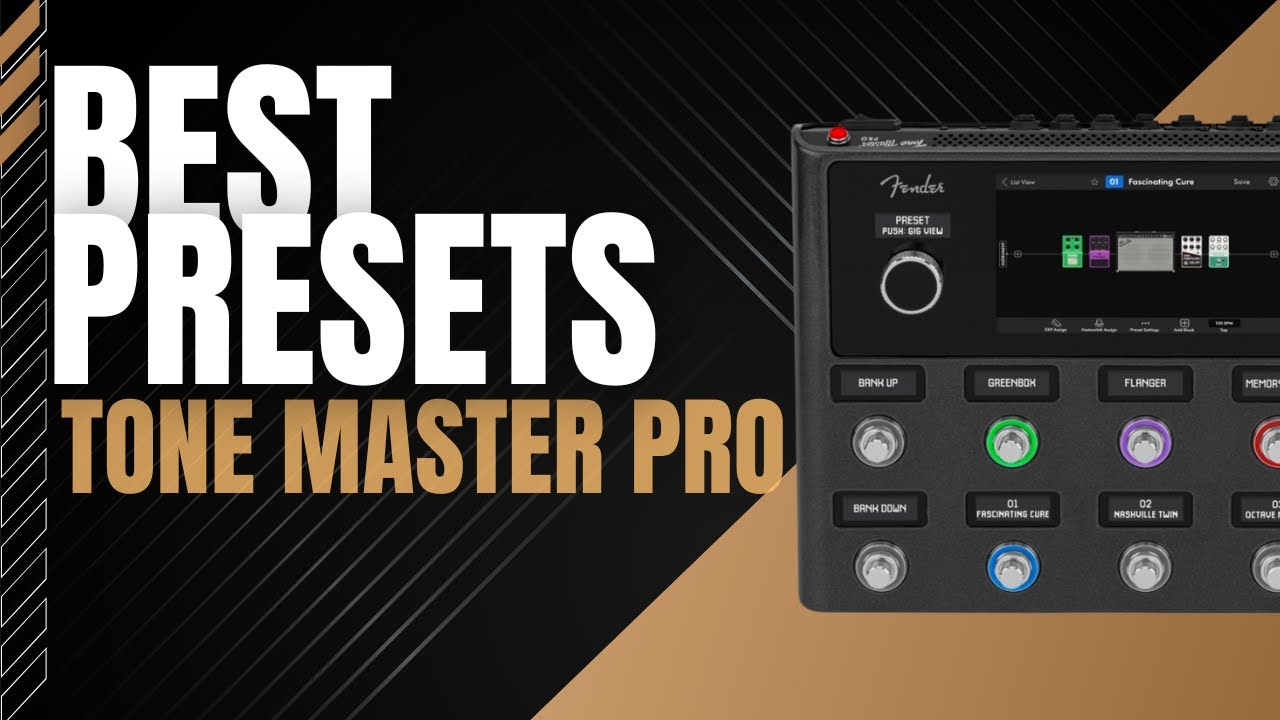 These are the Best Presets on the Fender Tone Master Pro - YouTube