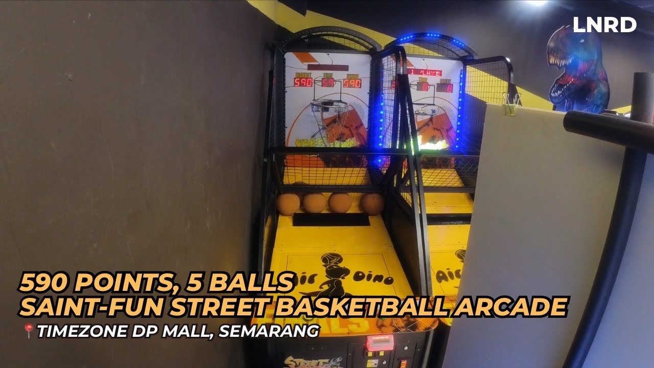STREET BASKETBALL ARCADE GAMES INDONESIA : 590 POINTS WITH 5 BALLS ...