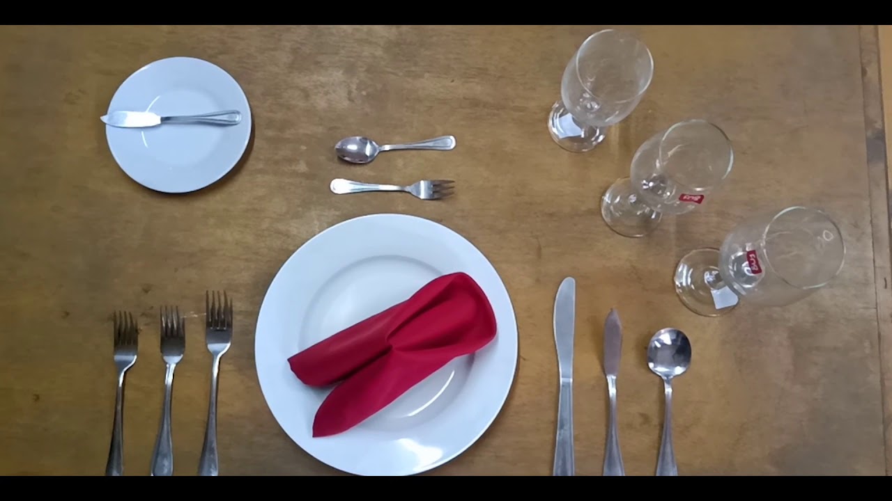 American and French Table Set Up ICNHS 2019-2020 - YouTube