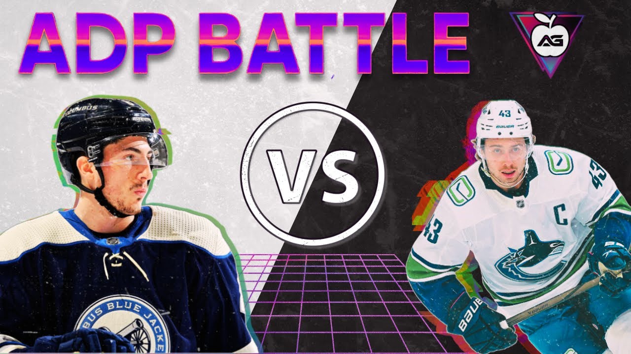 Who Would YOU Draft? 🔥 ADP Battles ft. Matt Larkin | Fantasy Hockey ...