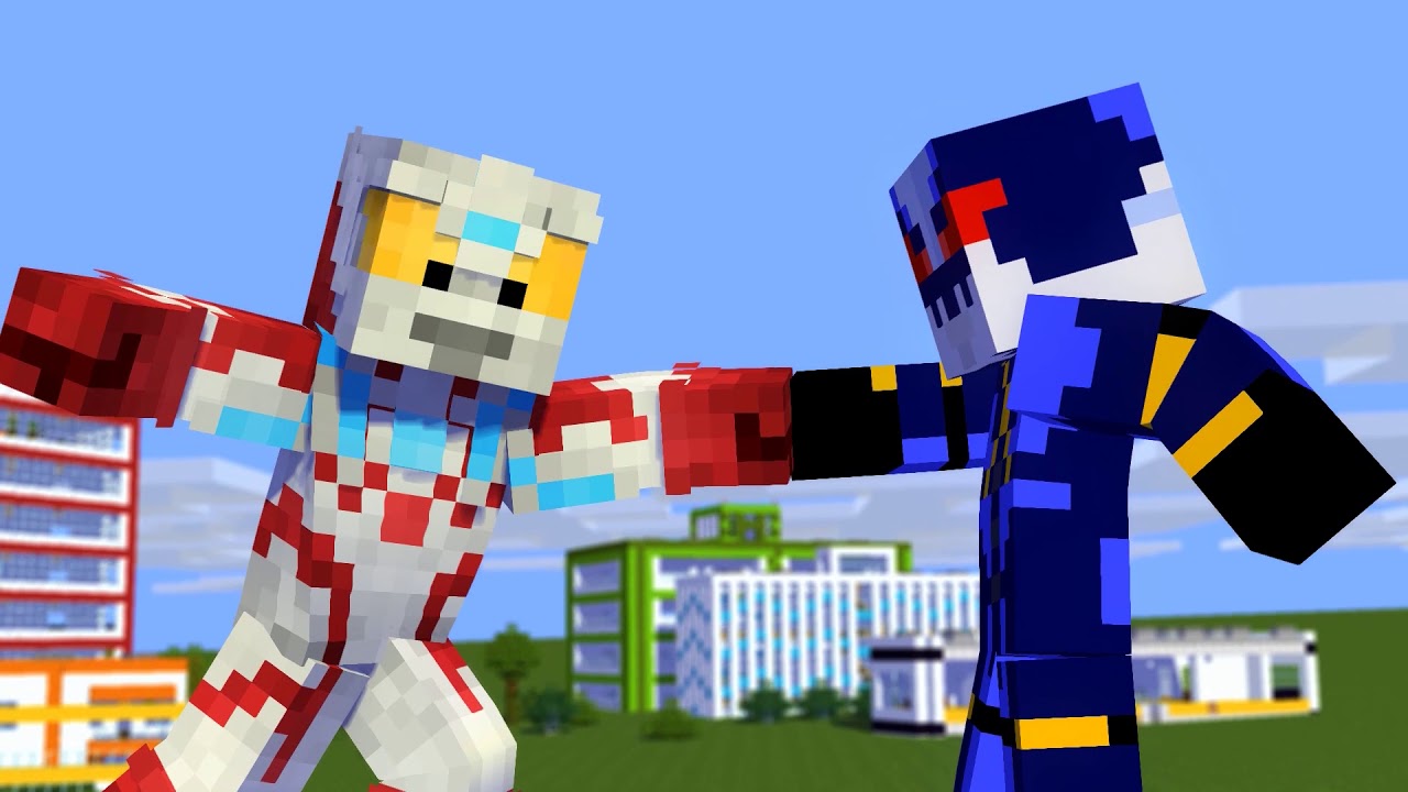 Ultraman Taiga VS Tregear | Ultraman Minecraft Animation - YouTube