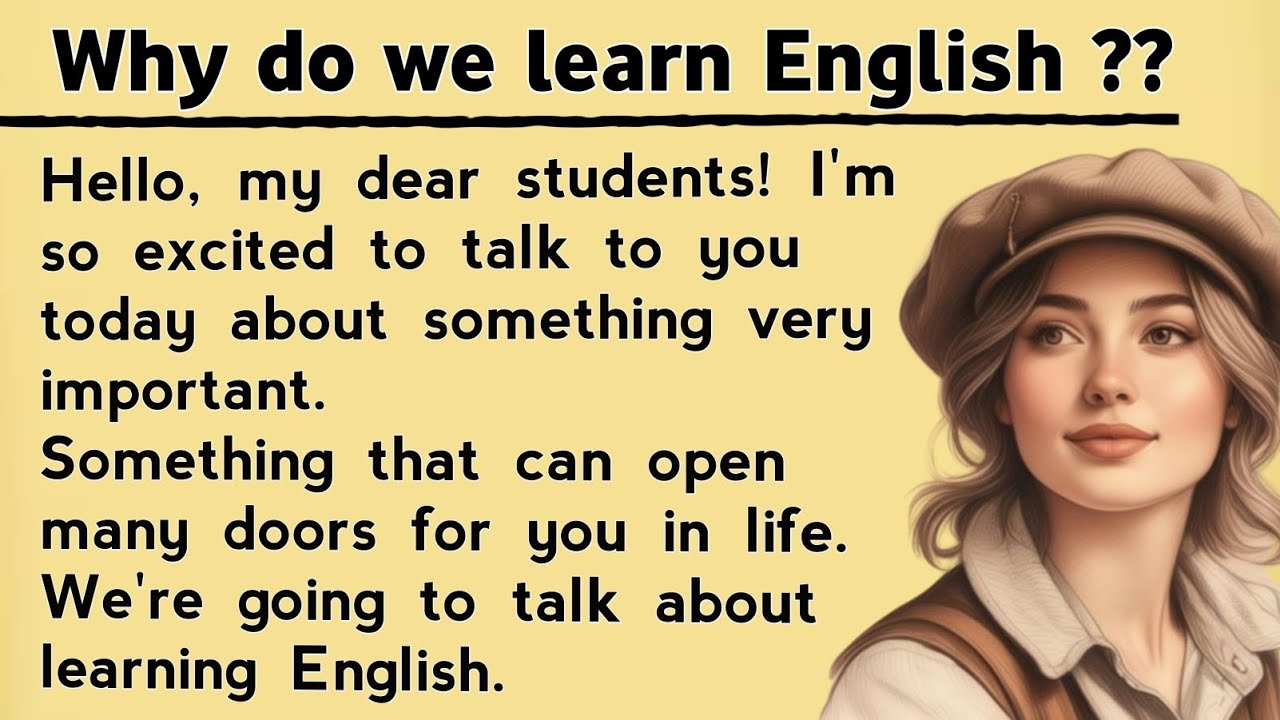 Why do we learn English ? | Graded Reader | Improve Your English | Learn English Through Stories ...