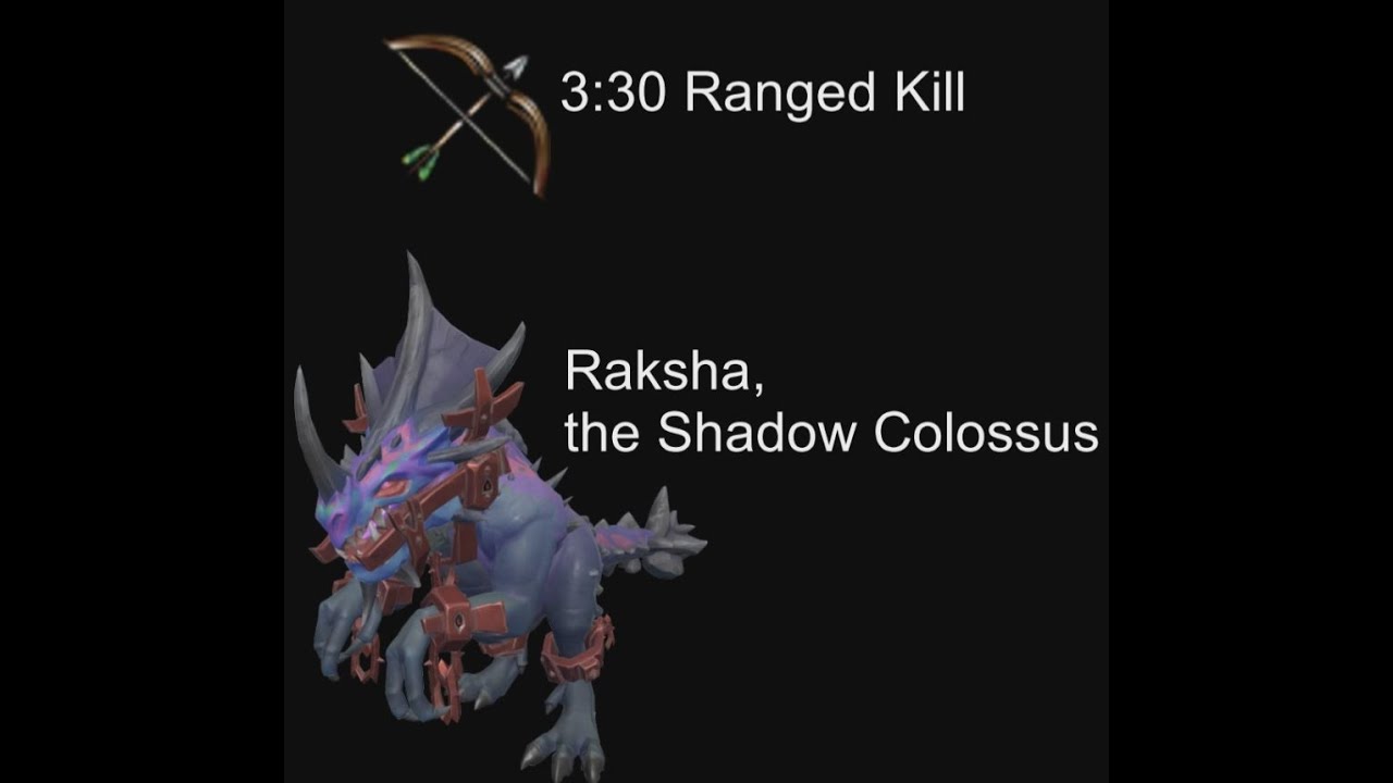 Raksha 3:30 Ranged Kill - Runescape 3 - YouTube