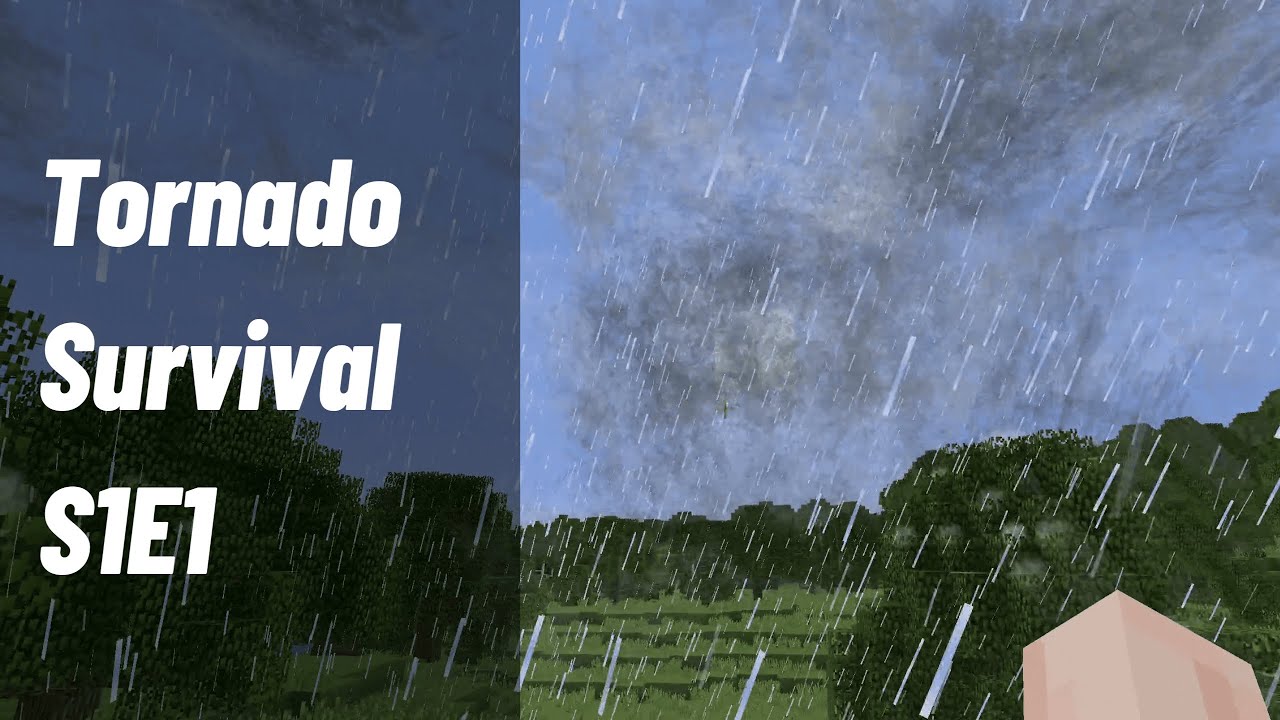 CYCLONE! - Minecraft Tornado Survival: S1E1 - YouTube