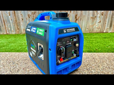 DINKING 3000 watt DUAL FUEL inverter generator:  Testing the capability
