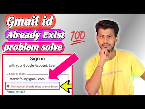 This account is already Exists on your device | fix Gmail login problem ...