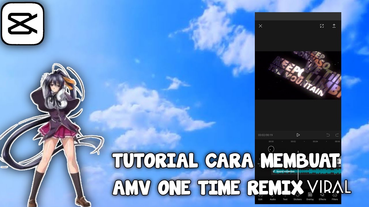 TUTORIAL CARA MEMBUAT AMV ONE TIME REMIX VIRAL - YouTube