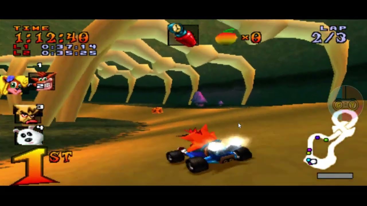 ROO'S TUBES | CRASH TEAM RACING | PLAYSTATION 1 GAMES | GAME PLAY ...