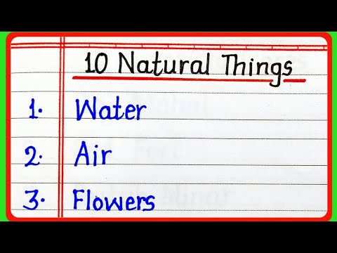 10 Natural Things Name || Natural Things || 10 Natural Things ...