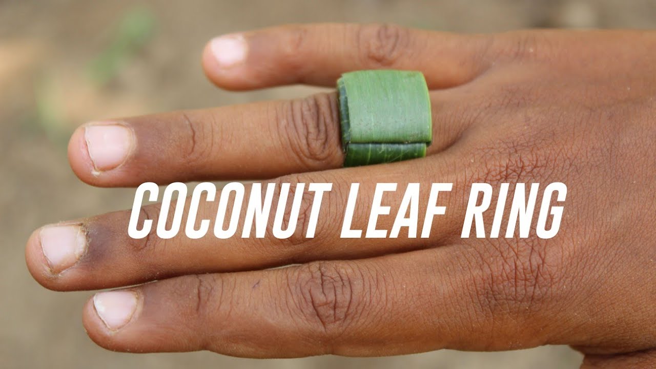 How it's made || coconut leaf using ring || kids toys | - YouTube