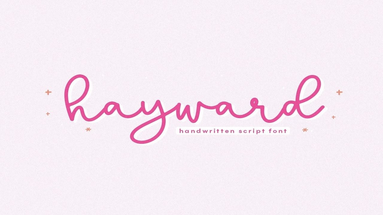 Hayward | Handwritten Script Font Font Free Download - YouTube
