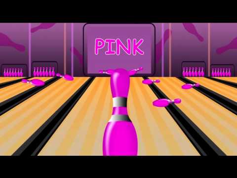 Learn colors with colors and bowling Nursery rhymes children learn ...