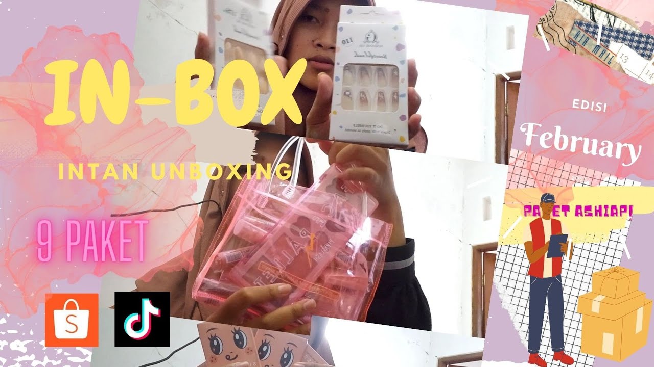 UNBOXING 9 PAKET TIKTOKSHOP DAN SHOPEE (IN-BOX) - YouTube