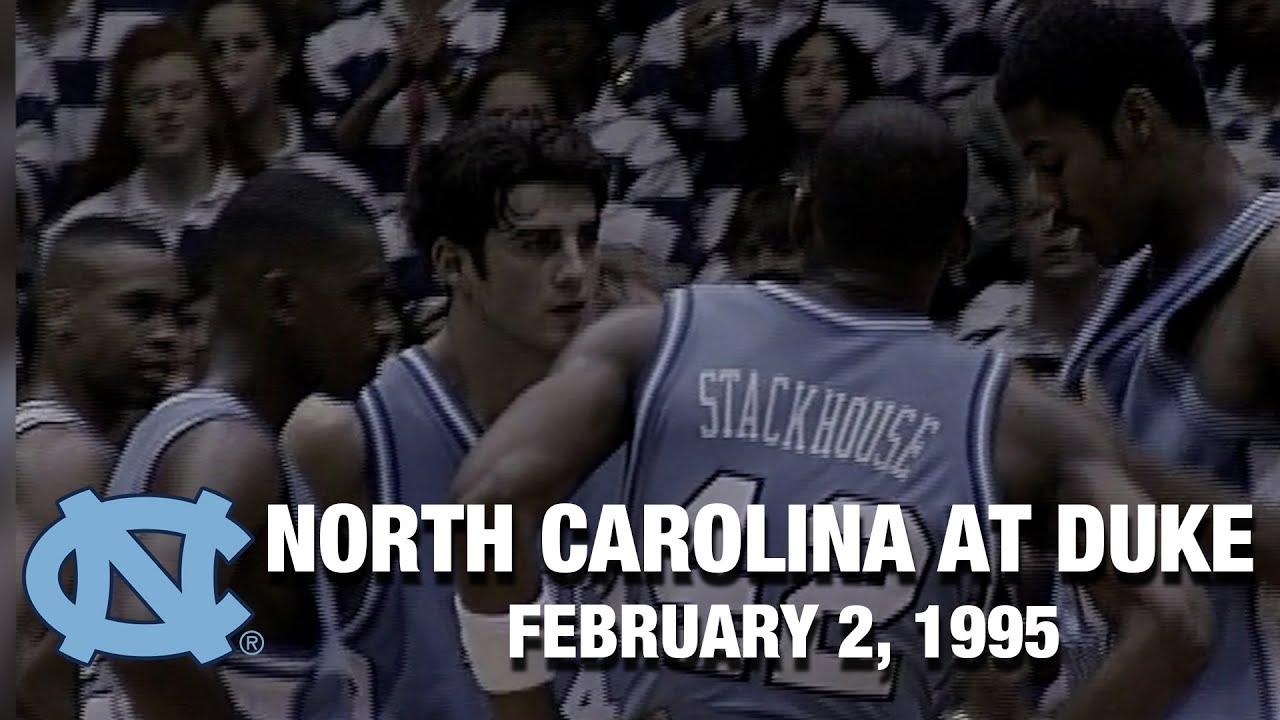 Jerry Stackhouse & Rasheed Wallace Lead UNC To Double-OT Win Over Duke ...