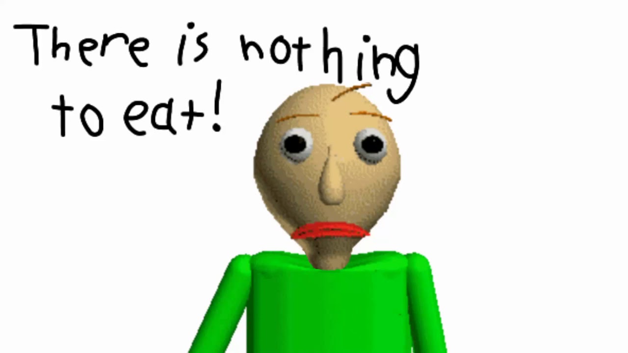 Baldi's basics there's nothing to eat Remake - YouTube