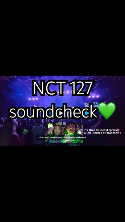 is NCT 127 real?🤔 @dreaa815 #nct #nct127 #nctzen #neocity #kpop #soundcheck - YouTube