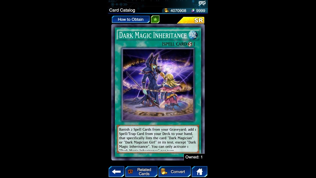 Yugioh Duel Links - Yami Yugi's Level 45 reward : Dark Magic ...