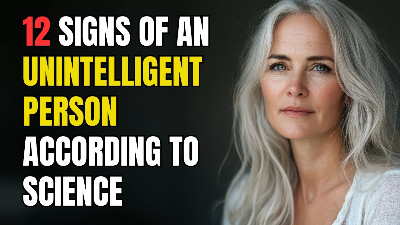 12 Signs of an Unintelligent Person - YouTube