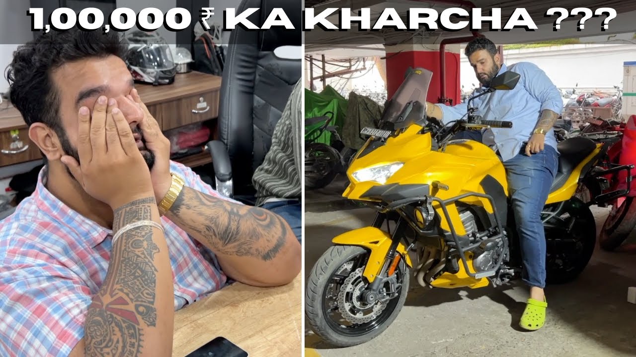 VLOG 108:Bike ke part pe huva 1,00,000 ₹ ka kharcha ? 😲 - YouTube