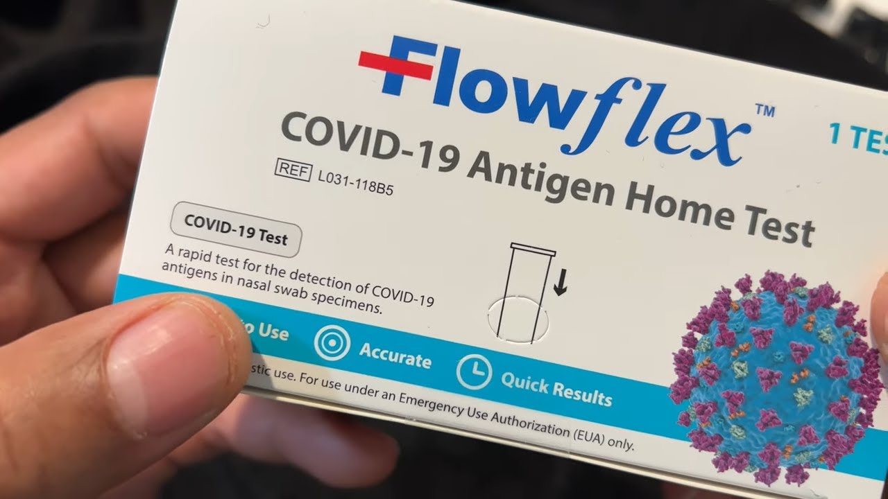 How To Take The FlowFlex Covid Antigen Home Test - YouTube