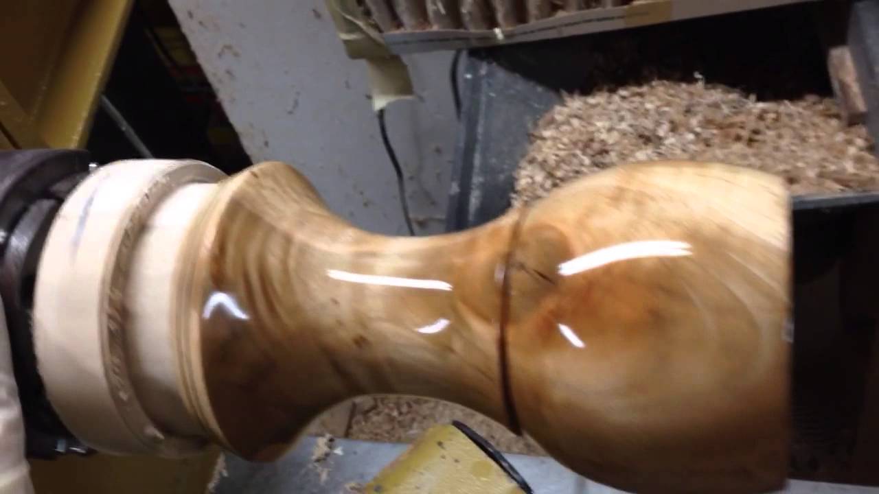 Maple Support Spindle bowl - YouTube