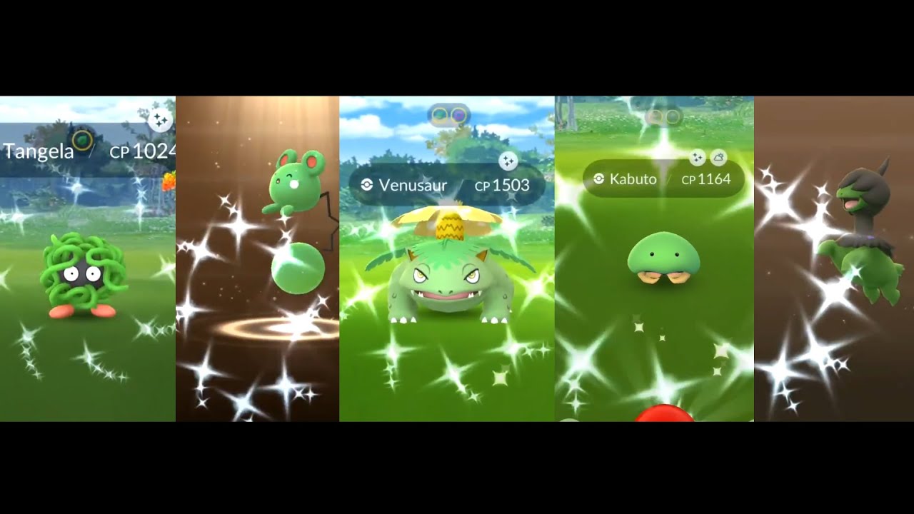 GREEN SHINIES ONLY!!! - Pokemon GO Shiny Compilation #197 - YouTube