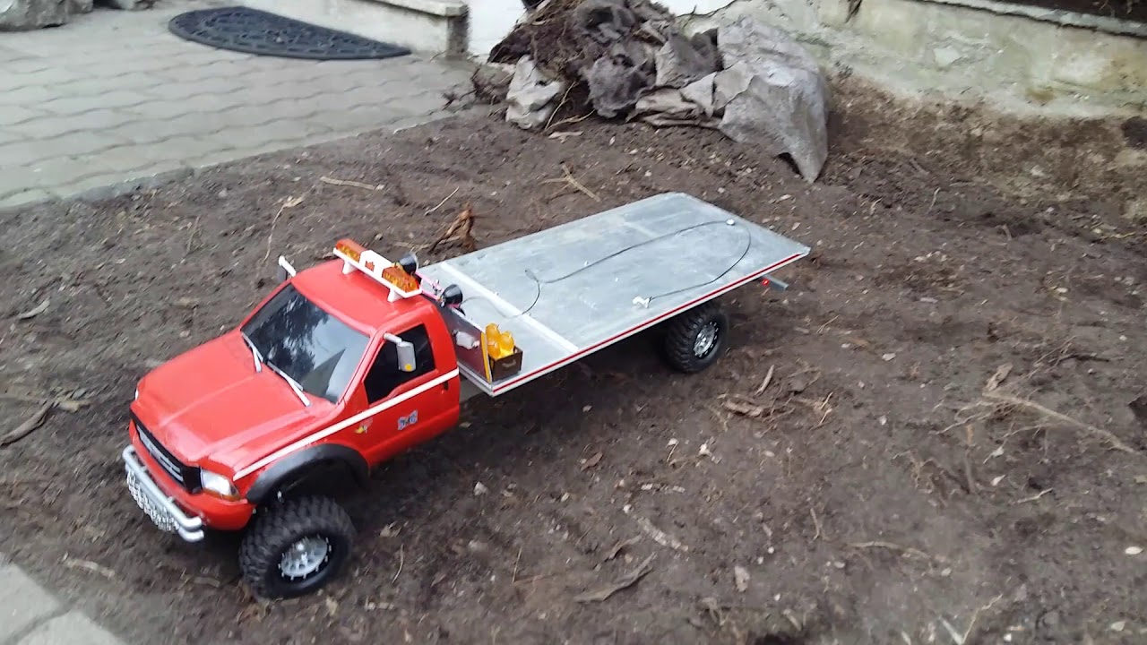 RC Abschleppwagen Schiebeplateau / RC Rollback flatbed Towtruck ...