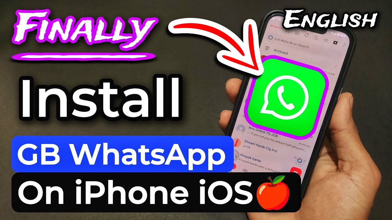 How To Install GB Whatsapp In iPhone | How To Download GB Whatsapp In ...