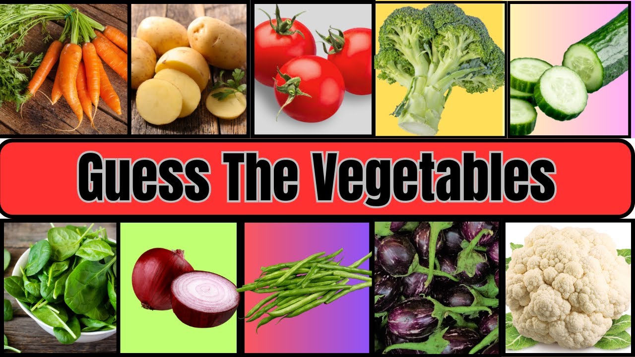 Guess The Vegetable Quiz| General Knowledge Quiz - YouTube