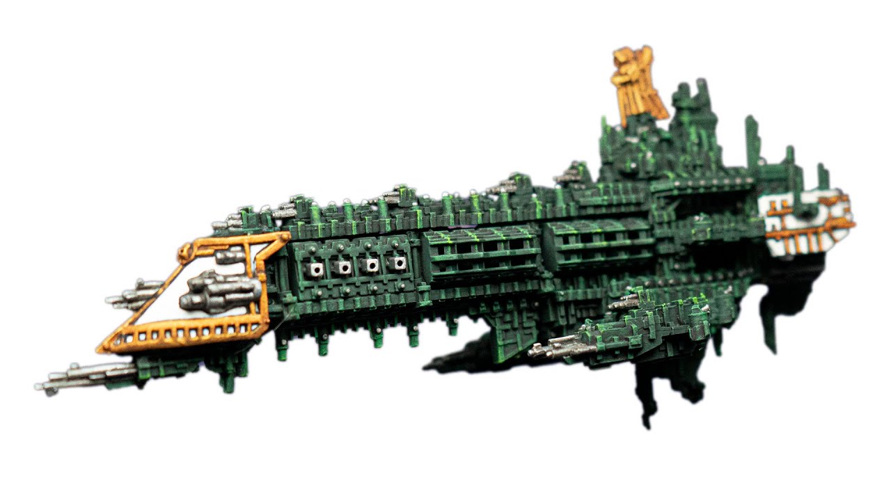 How To Paint - Games Workshop - Battle Fleet Gothic - Emperor Class ...