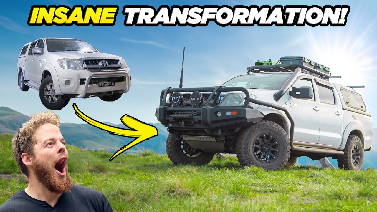 DREAM TOYOTA HILUX BUILD in 10 minutes! Will it handle a 4WD24/7 trip ...