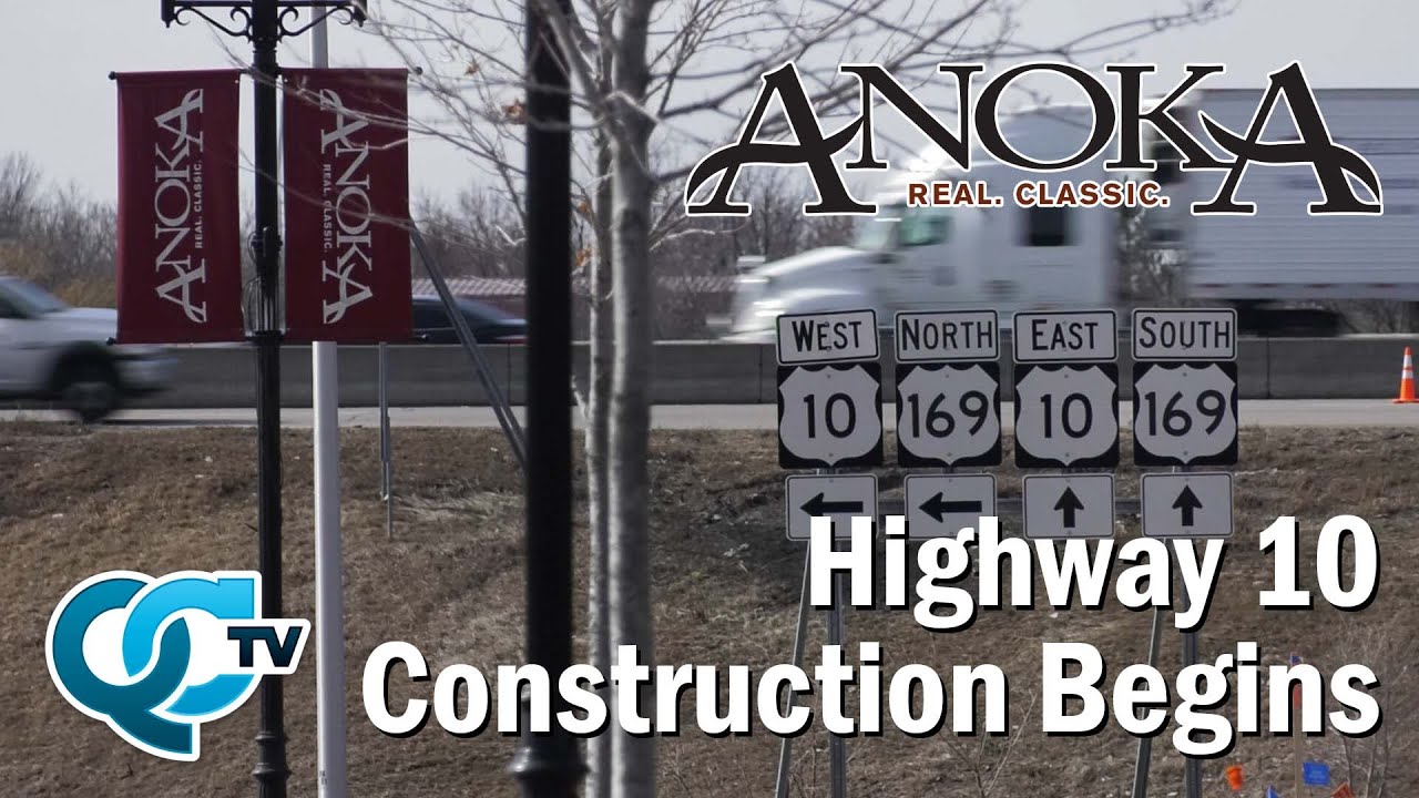 Highway 10 Construction Begins | Anoka, MN | QCTV - YouTube