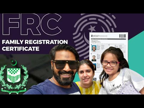 How to get FRC Family registration certificate from NADRA | Usman ...