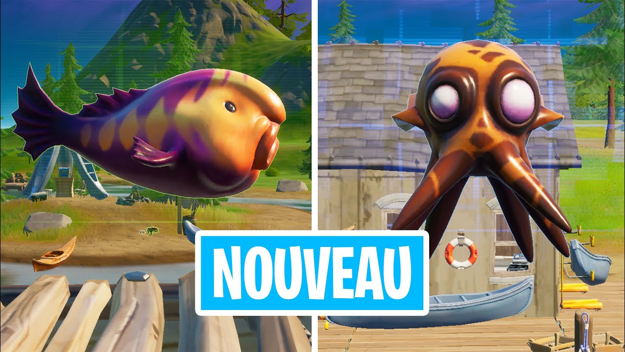 EFFETS NOUVEAUX POISSONS FORTNITE 2 SAISON 6 - YouTube