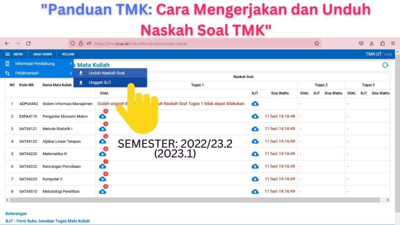 "Panduan TMK : Cara Mengerjakan dan Unduh Naskah Soal TMK" - YouTube