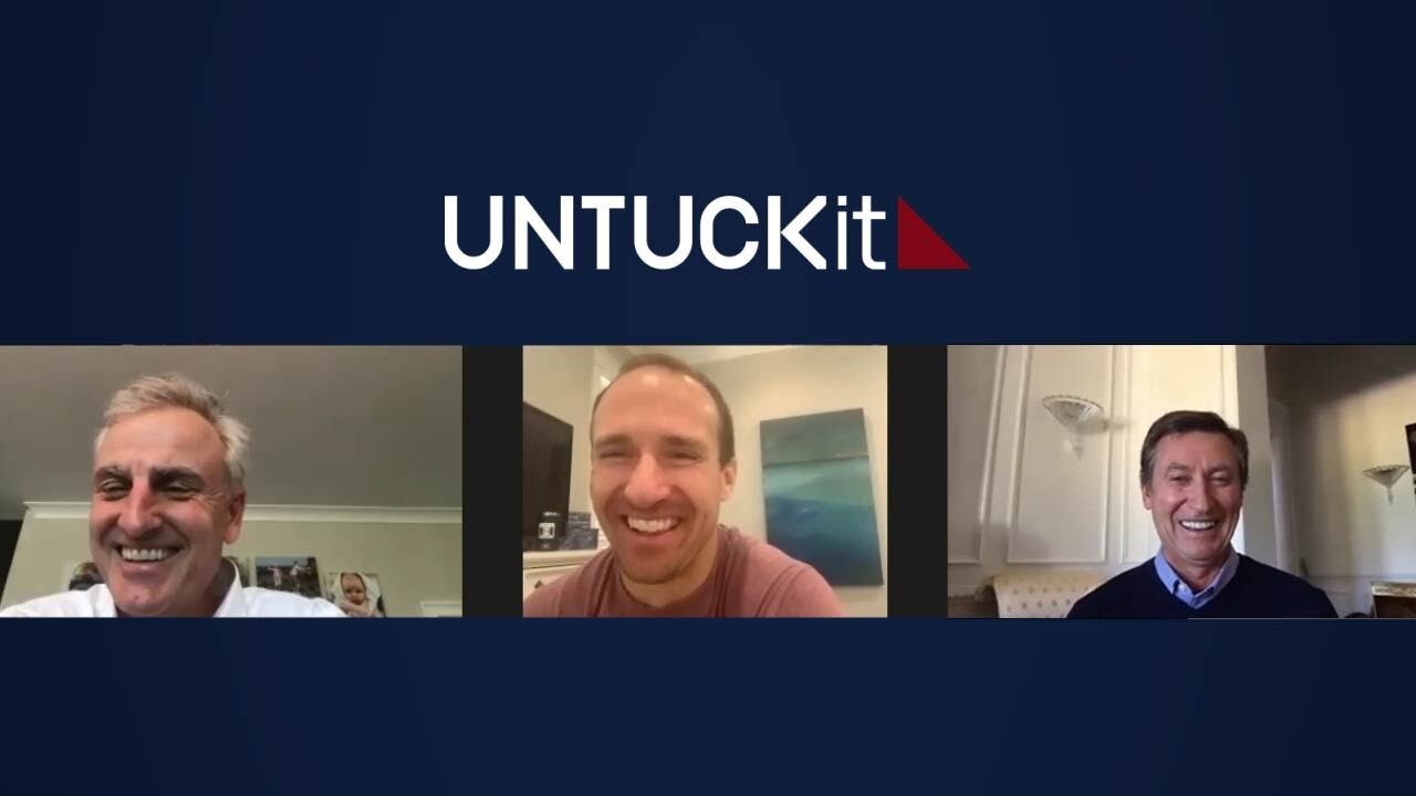 Drew Brees and Wayne Gretzky Talk Leadership with UNTUCKit Founder ...