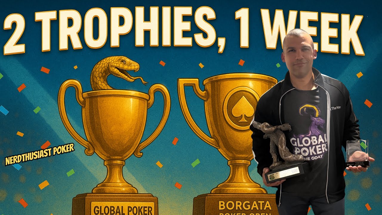 2 Poker Trophies in one Week!!!! Global Poker Rattlesnake Trophy ...